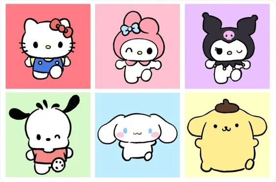 Sanrio: Kuromi, Hello Kitty y más – Jugueteria Sonrisas